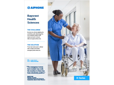 Baycrest Health Sciences - Case Study - Aiphone