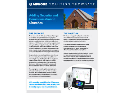 Churches Solution Showcase - Aiphone